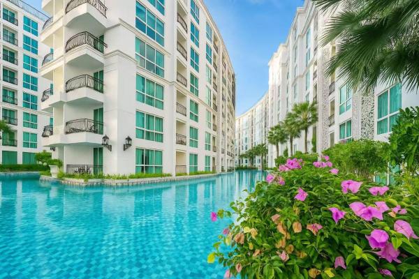 芭提雅市中心Olympus 水系公寓酒店 健身房 步行街 海滩附近 一居室 - Pattaya