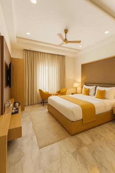 The Mayur Retreat # Near Prem Mandir # On Parikrama Marg # Luxury Room # Prime Location # Property Of The Year # By Chandrodaya Orchid # - ブリンダーバン