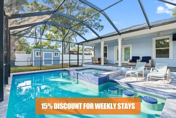 Luxury Retreat Hot Tub Private Fenced Yard - Tampa, FL