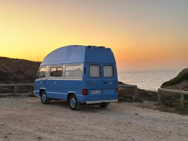 Rent A Blue Classics's Campervan Mb 100 For A Van Trip In Algarve - 