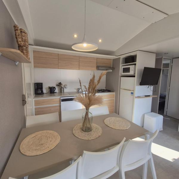 L'azura Mobil Home à 150m De La Plage Parc Aquatique Camping 5 éToiles - Salses-le-Château