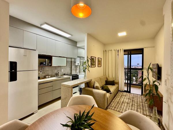 2-bedroom Apartment, Home Office And Panoramic View - São Carlos