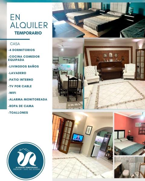 Casa Zona Estadio ÚNico Fórum Terminal De Omnibus Peatonales A Minutos Del Nodo Tecnológico - Santiago del Estero