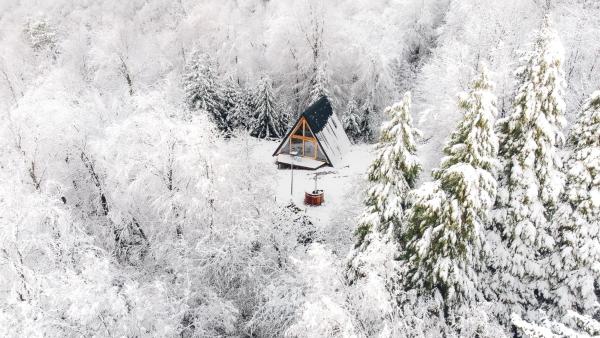 Cozy A-frame Retreat Near Ljubljana With Hot Tub - Slovénie