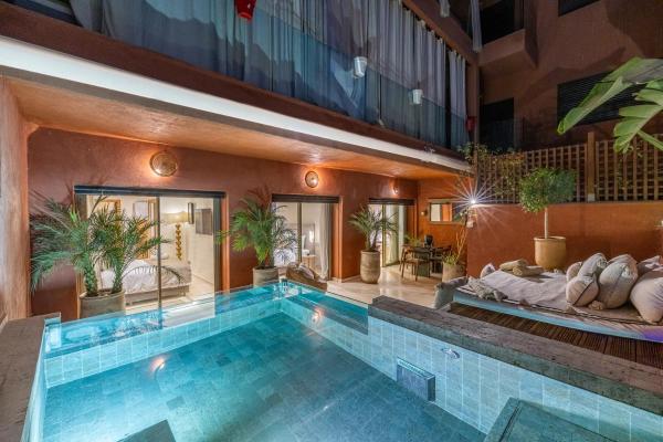 Luxury 2-bedroom Apartment In City Center Jacuzzi & Heated Pool - Marrakech