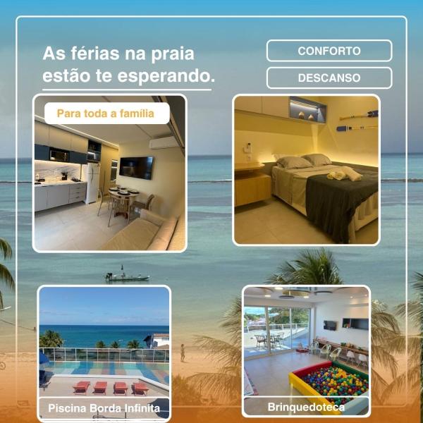 Flat Tamandaré Em Frente As Piscinas Naturais - Mila Rooftop - Praia dos Carneiros