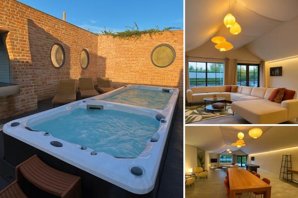 Bubbles & Balance - With Private Pool, Jacuzzi And Sauna - Gistel