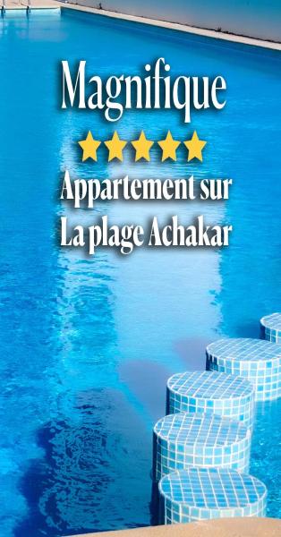 Apartement De Luxe Sur La Plage De Achakar Complexe Avec Piscine N2 - Tanger