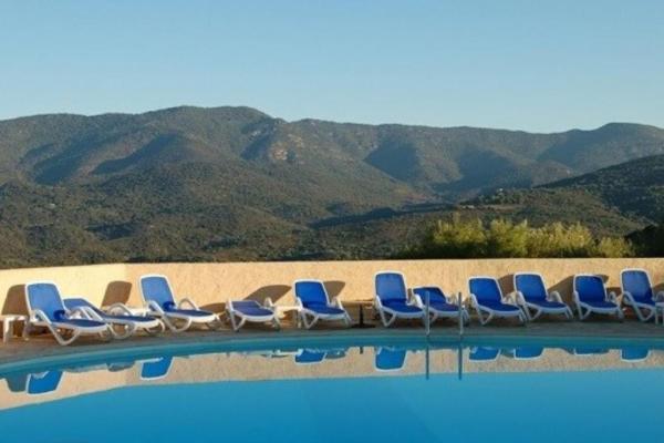 Grand F2 Clim Wifi Lave Linge Vue Mer Résidence Piscine Mer à Pied - Corsica