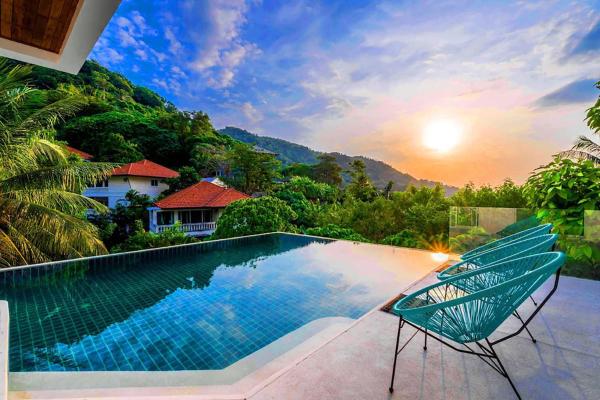 Villa Beverly 5 Bedroom Infinity Pool With Seaview Near Kata Beach - Phuket