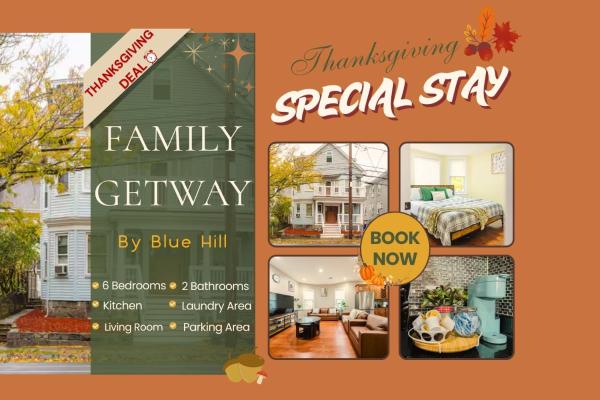 172-2 6br Milton - Family Getaway By Blue Hills - New England