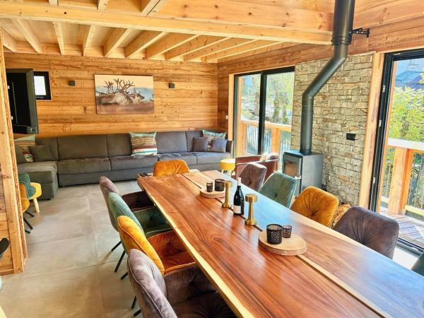 Chalet De Standing Pour 12 Pers. à Nancroix Avec Cheminée Et Parking - Fr-1-411-1005 - Peisey-Nancroix