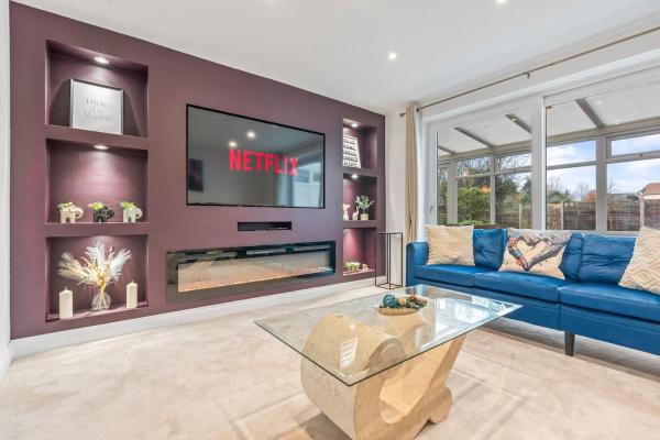 New! Sleeps 6-free Parking-long Stays-contractors - Rugby