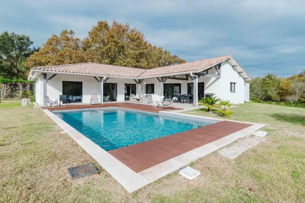 Beautiful Contemporary Villa 160 M With Pool - Vielle-Saint-Girons