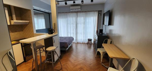 1 Ambiente Con Vista A Plaza Y Mar Con Balcón - Mar del Plata