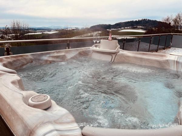 Penthouse-villa, Panoramablick, Xxl-terrasse, Tischfussball - バイエルン