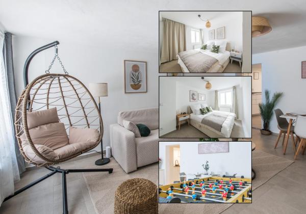 Direkt Am Königsplatzt - Barrierefrei Für 6 Personen Mit Kickertisch Und Beamer - Ried