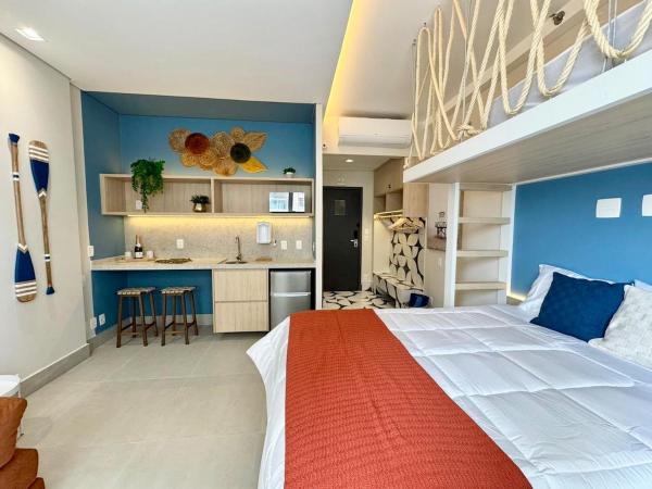 Pé Na Areia 1min Da Praia Piscina Vista Mar - Santos