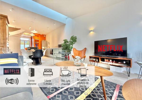 Marquette Maison Design, 2 Chambres, Jardin Et Parking Gratuit, Proximité Vieux Lille, - Lille