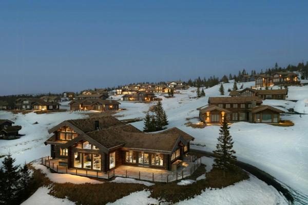 Luxurious Log Cabin At Mostertoppen - Norway