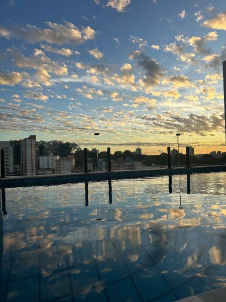 Tesla Apt2-pool, Air, Gym, 24-hour Portaria - São Carlos
