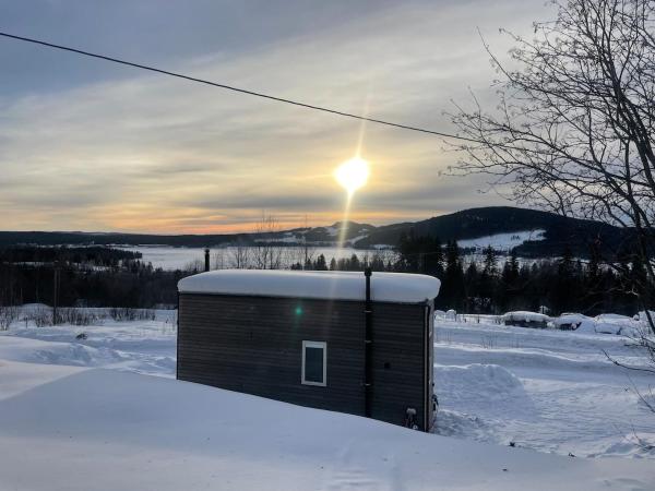 Tiny House On Wheels With Great Views Sjusjøen Minihus Med Utsikt Sjusjøen - Norway
