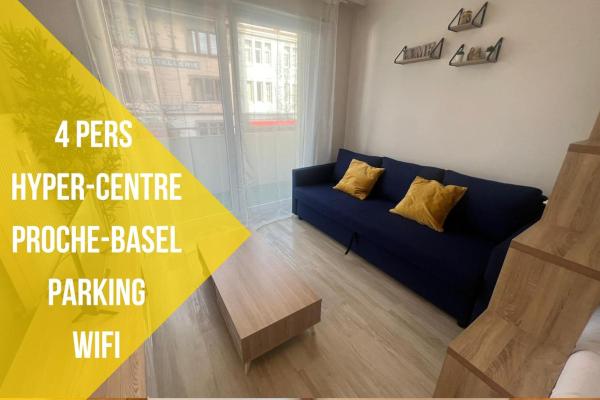 Bel Appartement 4pers Frontière De Bale Parking - Basilea