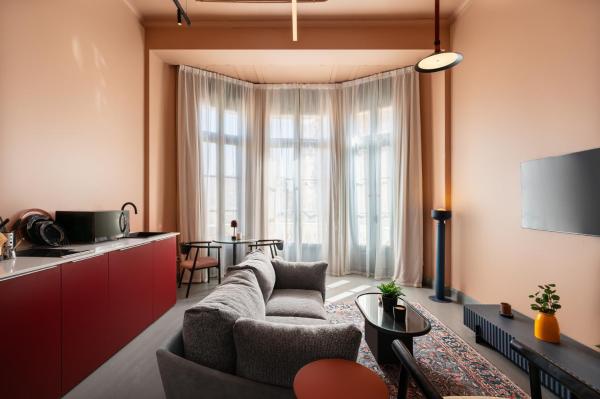 Grey L Studio Apartments Downtown Cairo Bidair House - Cairo