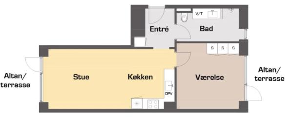 Beautiful 1-br W A Balcony By Odense Harbour - 121 - Odense