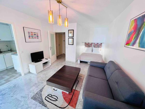 L'eden Apt 4 Prs, Clim, Parking, 300 M Des Plages - Antibes