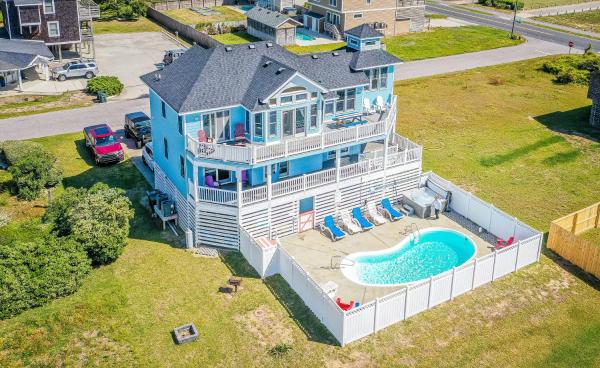 The Life Of Riley - Nh Mp 10.5, Ocean View, 265 Yds To Beach, Pool, Hot Tub, Pool Table, Flex Stays - Nags Head, NC