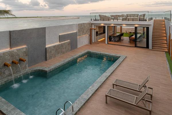 Casa De Praia Pé Na Areia, Alto Padrão, 07 Quartos - Maceió