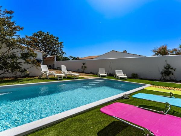 Maison Moderne Avec Piscine Chauffée Et Proche Plage - 4 Chambres - Fr-1-835-39 - Île de Ré