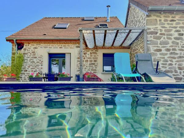 Cottage With Natural Pool In Burgundy - Saône-et-Loire