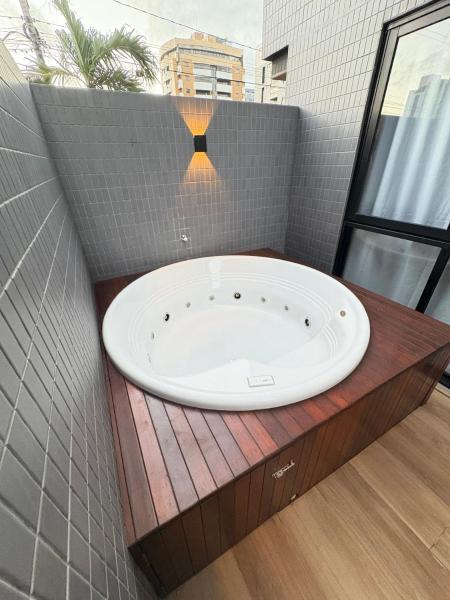 Melhores Flats - Jacuzzi Privada, Beira-mar, 2 Qto - Santa Rita