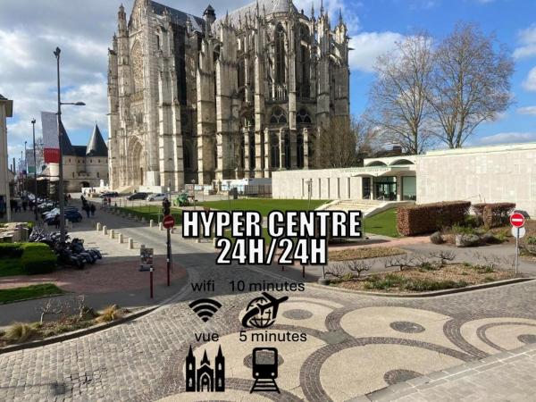 Iago City,appartement Spacieux 2 Chambres, Hyper Centre, Aéroport Et Gare à Proximité - Beauvais