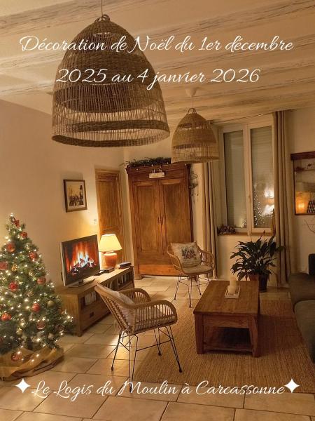 Le Logis Du Moulin Gîte Avec Jacuzzi, à 800m De La Cité Médiévale - Carcassonne