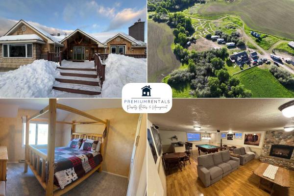 Huge 6br Estate 2 Game Rooms On 20 Acres - Driggs, ID