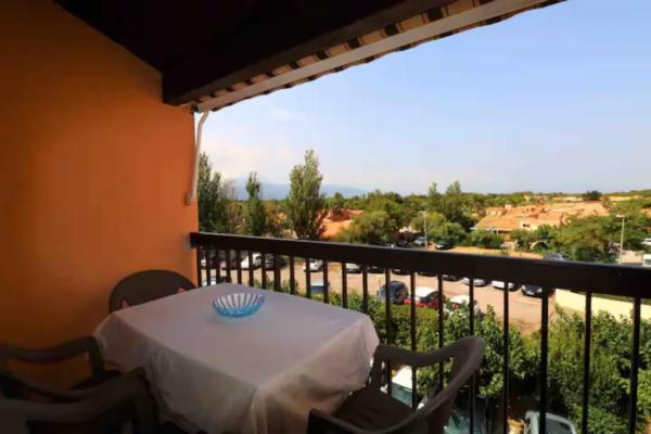 Les Capitelles Bord De Plage Avec Grande Piscine - Vue Montagne - Balcon - Saint-Cyprien Plage