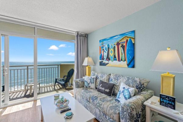 Bay Watch Resort Unit 1507 With Direct Oceanfront Balcony - North Myrtle Beach, SC