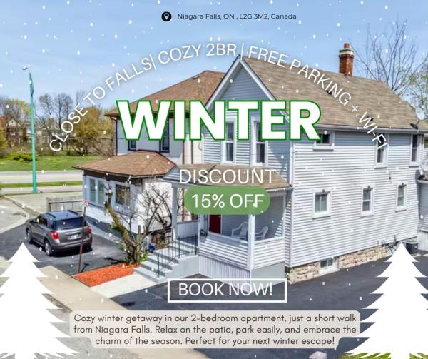 Niagara Falls Retreat 2br With Parking - Niagara Falls
