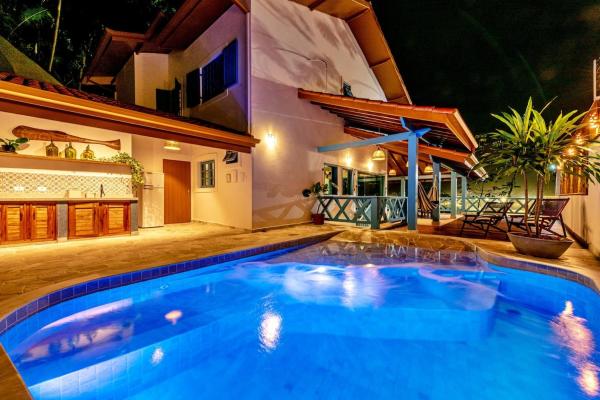 Casa Beira-mar, 3 Quartos C Ar, Piscina E Garagem - Ubatuba