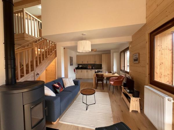 Duplex Neuf 78m², 2 Chambres, Poêle, Wifi, Parking, Pour 5 Pers. - Arâches-la-frasse - Fr-1-836-57 - Les Carroz d'Arâches