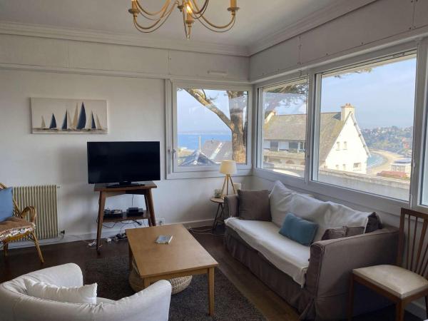 Maison Vue Mer Et Wifi à 550m De La Plage De Trestraou à Perros-guirec - Réf 509 - Perros-Guirec