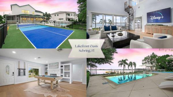 6br Lakefront Home W Pool Pickleball More - Sebring, FL