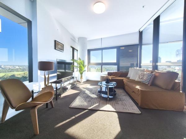 Sunlit Horizon Escape 2br W Parking In Olympic Park - パラマタ