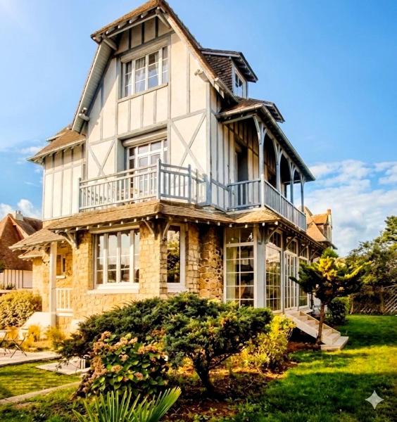 Villa Georgia - Elégante Villa Anglo-normande Avec Jardin - Plage à 100 M - Honfleur