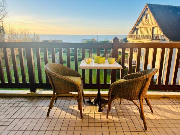 Chez Maryse 2 Pièces Vue Mer Parking Privé - Villerville
