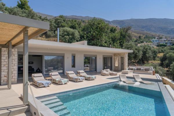 Villa Skali, Panoramic Seaview, Private Pool - Plakias