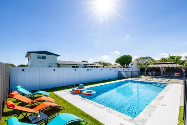 Havana Blue/pool+heater/hard Rock/gazebo/bbq - Miramar, FL